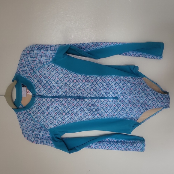 Cabana Life | Swim | Nwt Cabana Life Preppy Geo Unisuit Upf 5 Zipper ...